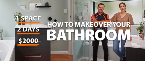 Bathroom Weekend Makeover