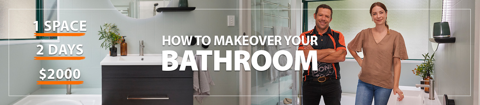 Bathroom Weekend Makeover