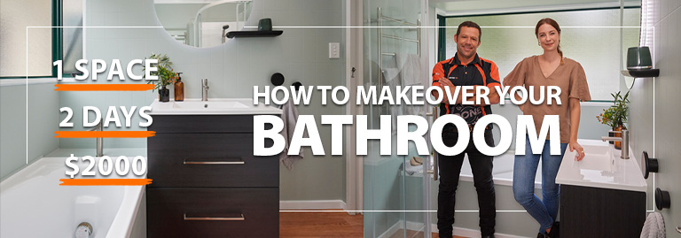 Bathroom Weekend Makeover