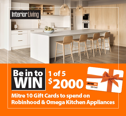 Be in to WIN 1 of 5 $2,000 Mitre 10 Gift Cards to spend on kitchen ...