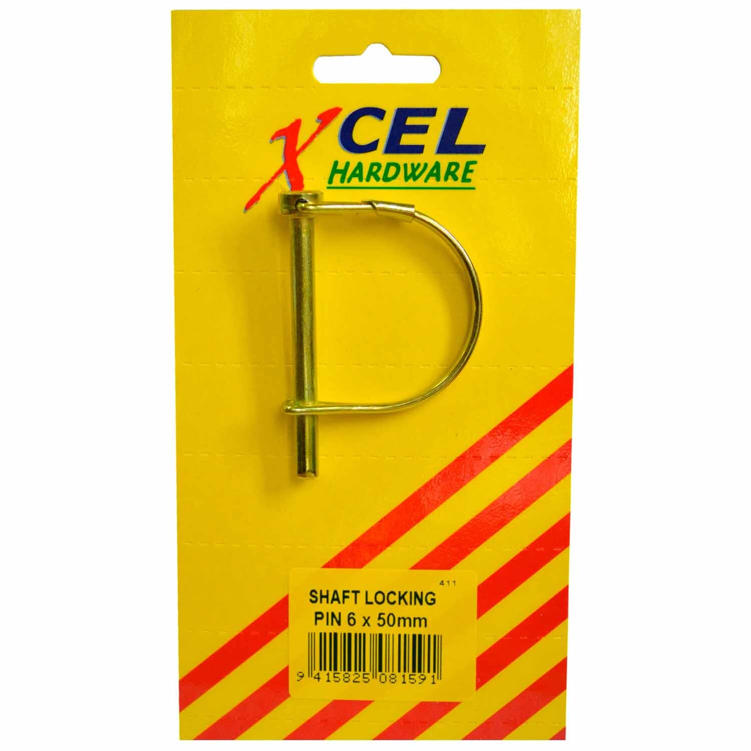 Xcel | Shaft locking pin 50 x 6mm Zinc Plated | Mitre10