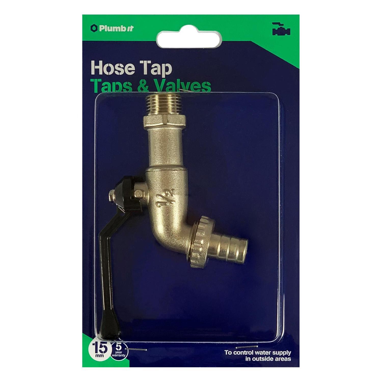 Plumb It | Garden Tap Long Handle Brass 15mm | Mitre10