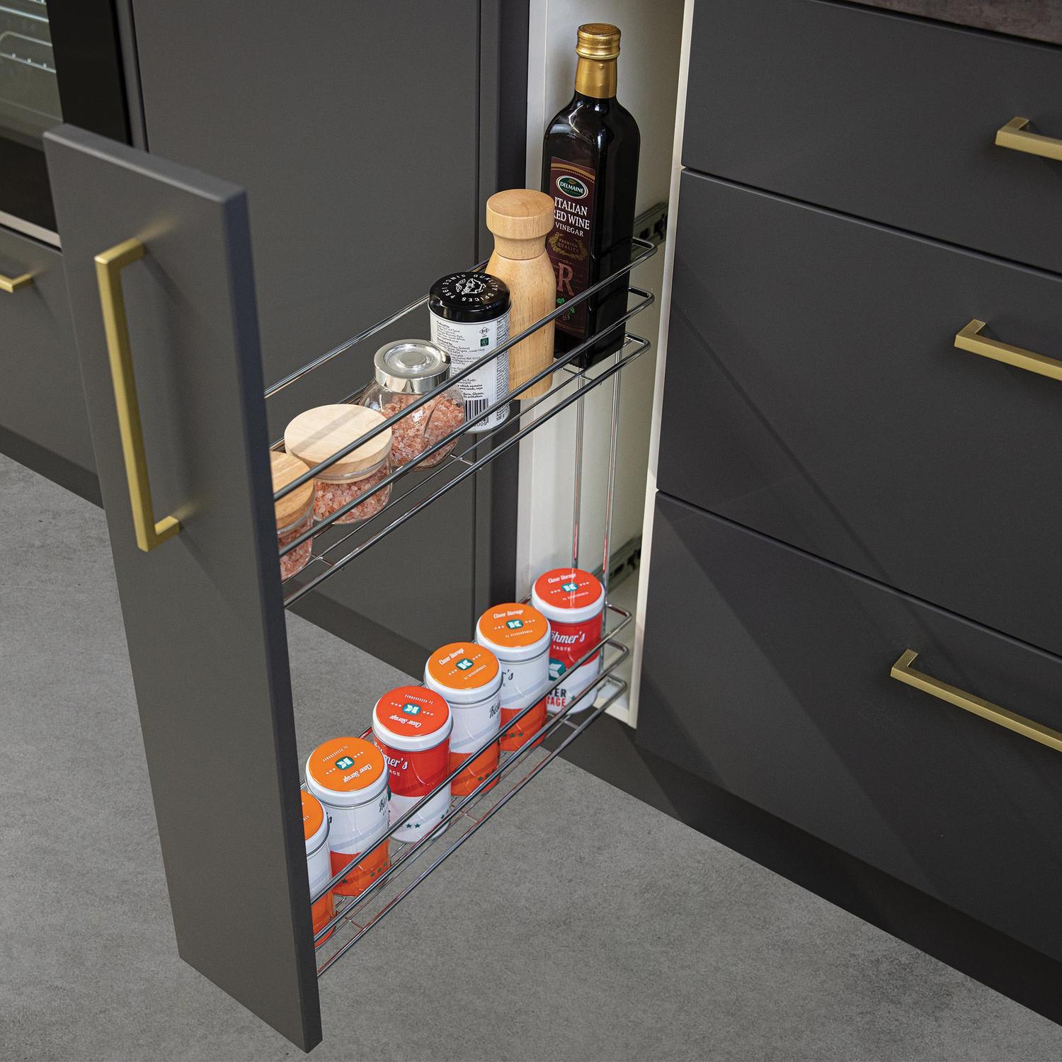 Hafele Home | Economy Base Cabinet Pull Out Unit For 200mm Cabinet ...