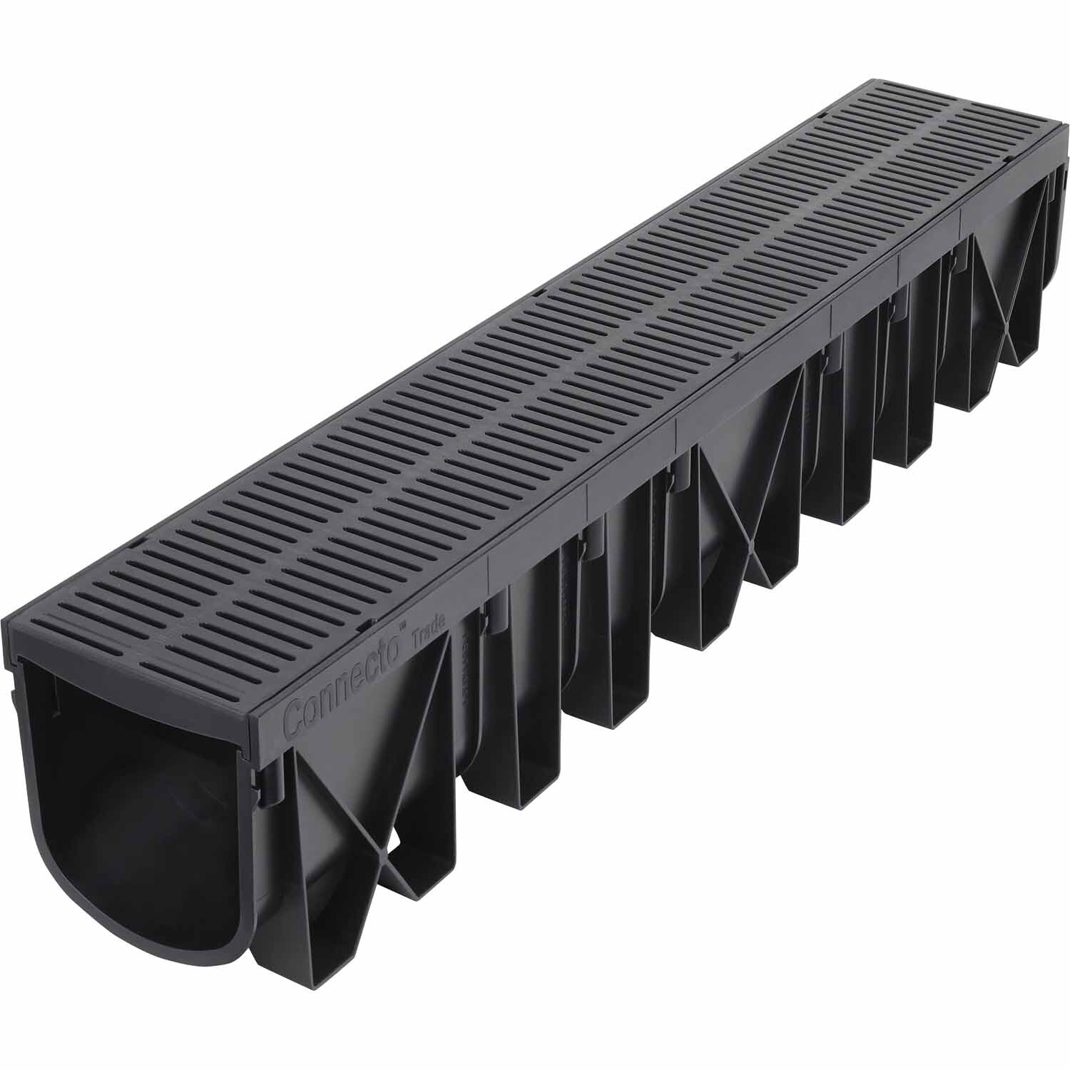 CONNECTO TRADE | Channel & Pedestrian Grate 3000 x 130 x 135mm Black ...