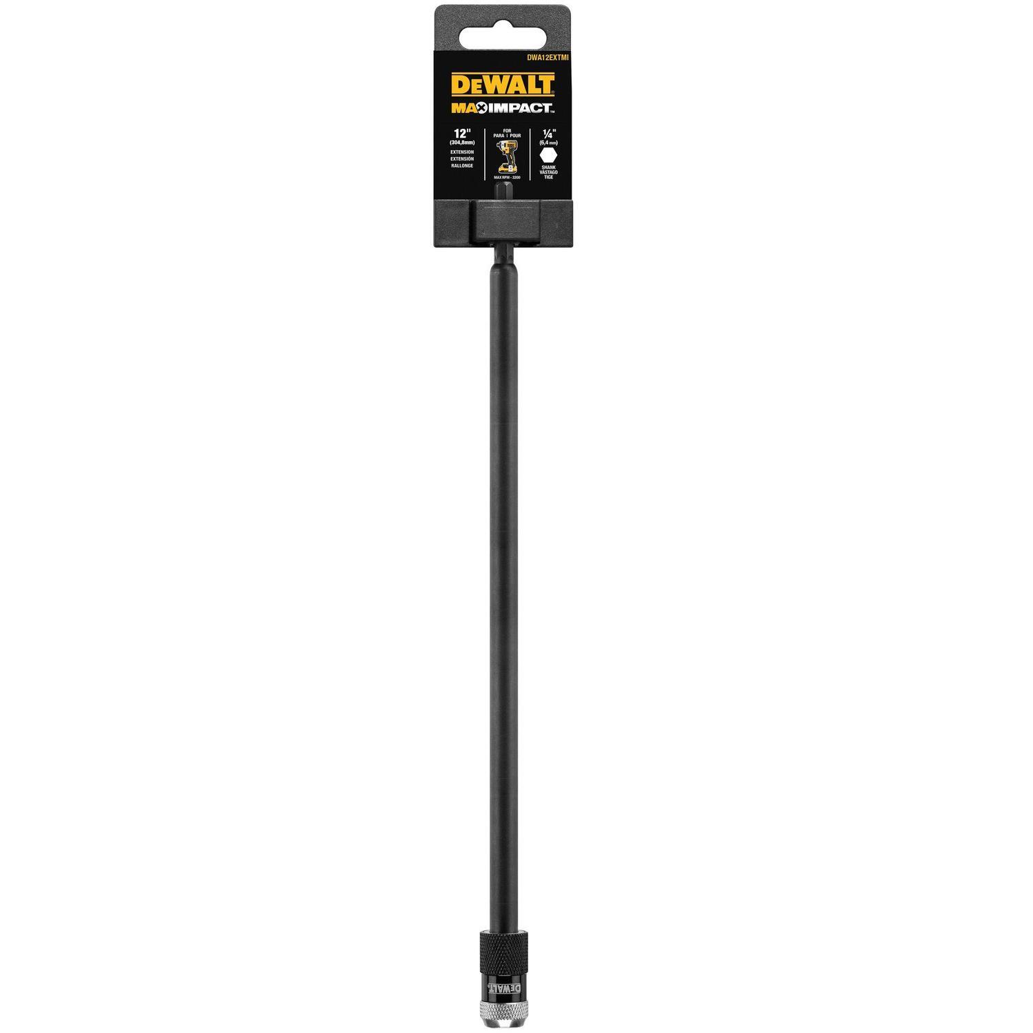 DeWALT | 1/4" Max Impact Extension Driver 300mm | Mitre10