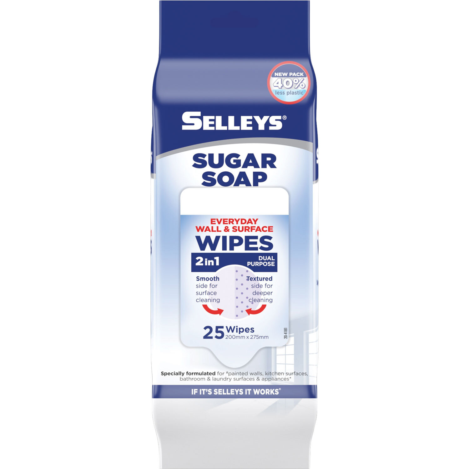 Selleys | Sugar Soap Cleaning Wipes 25pk | Mitre10