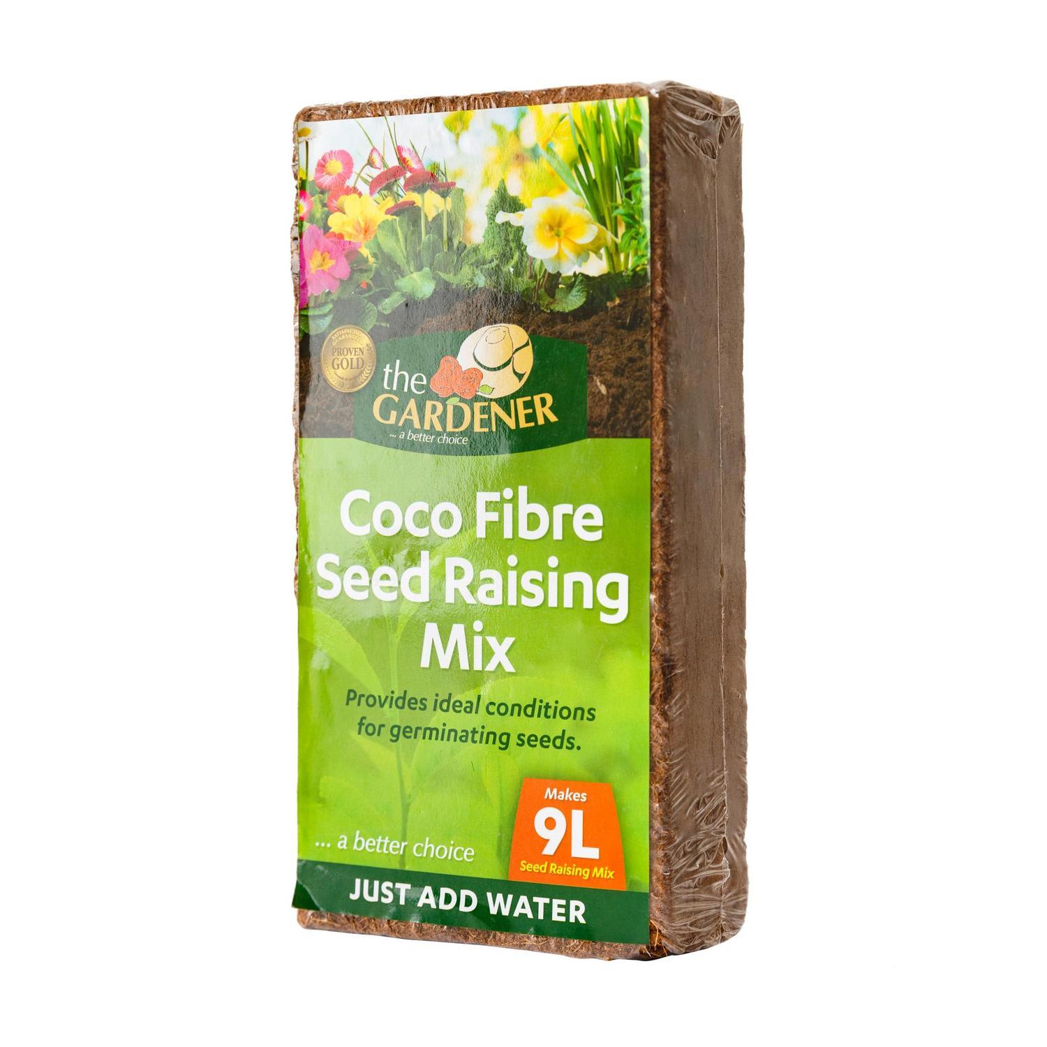 The Gardener | Coco Fibre Block 650grams | Mitre10