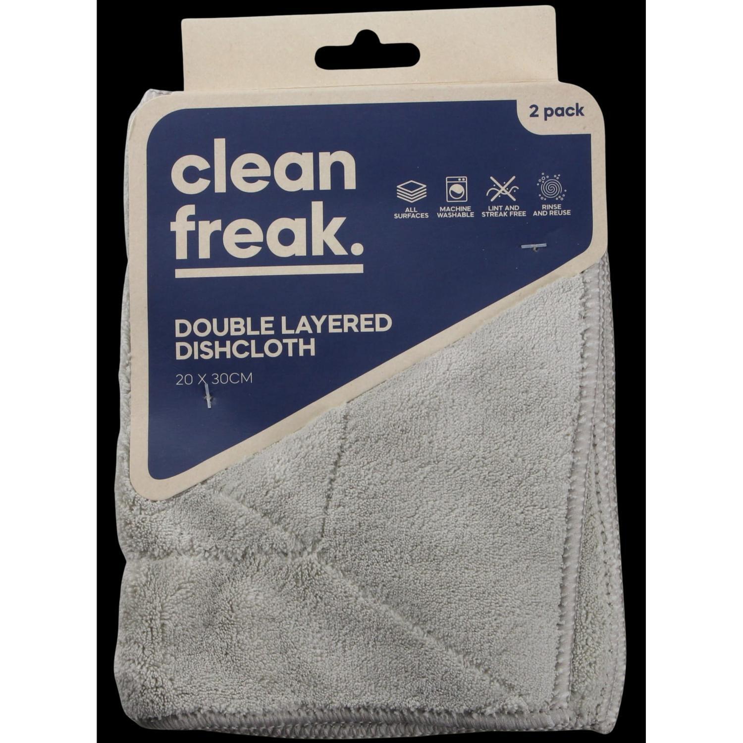 Clean freak | Microfibre All Purpose Cloths Double Layer | Mitre10