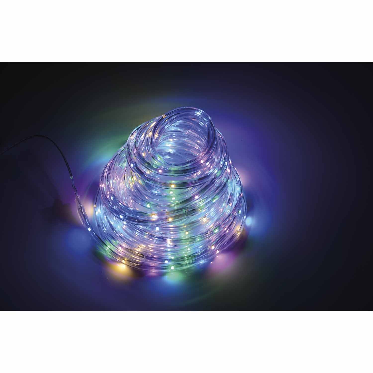 Southern Lights | Solar 200 LED Rope Light 10m Multicoloured | Mitre10