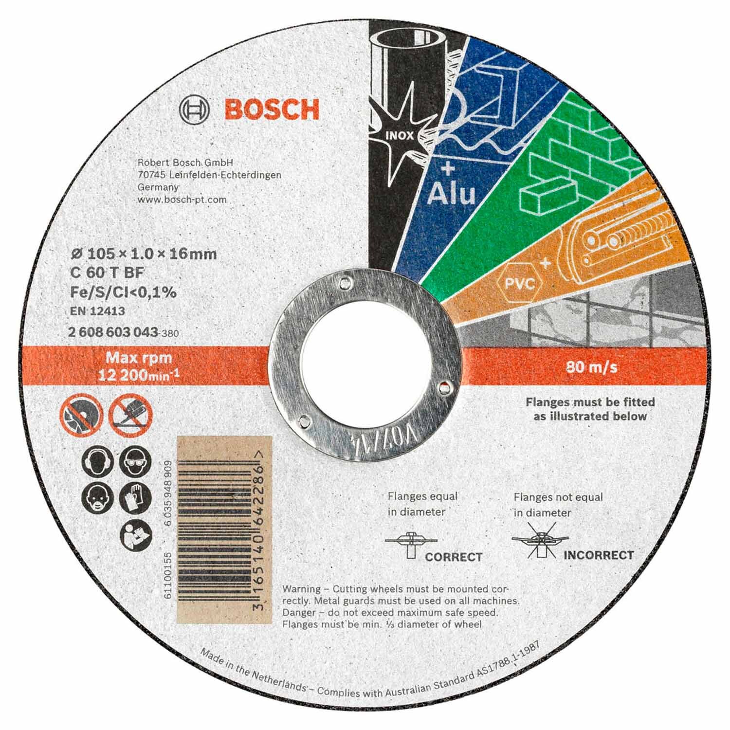 Bosch | Cutting Disc Metal 100mm | Mitre10