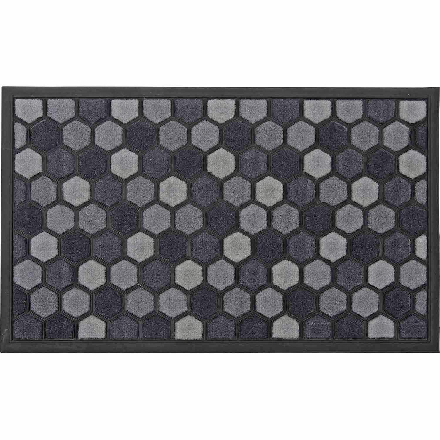 Scrape N'Sorb | Scrape n Sorb Honeycomb Door Mat W:750mm, L:450mm Grey ...