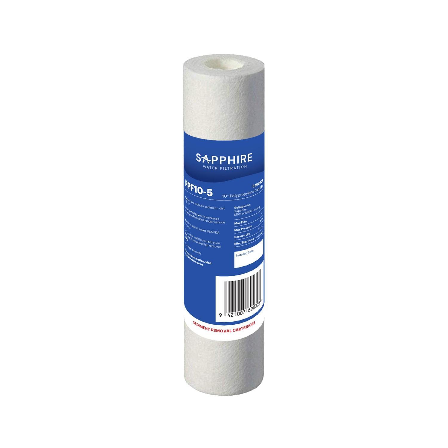 Sapphire | 5 Micron Polypropylene Water Filter White 5 Micron White ...