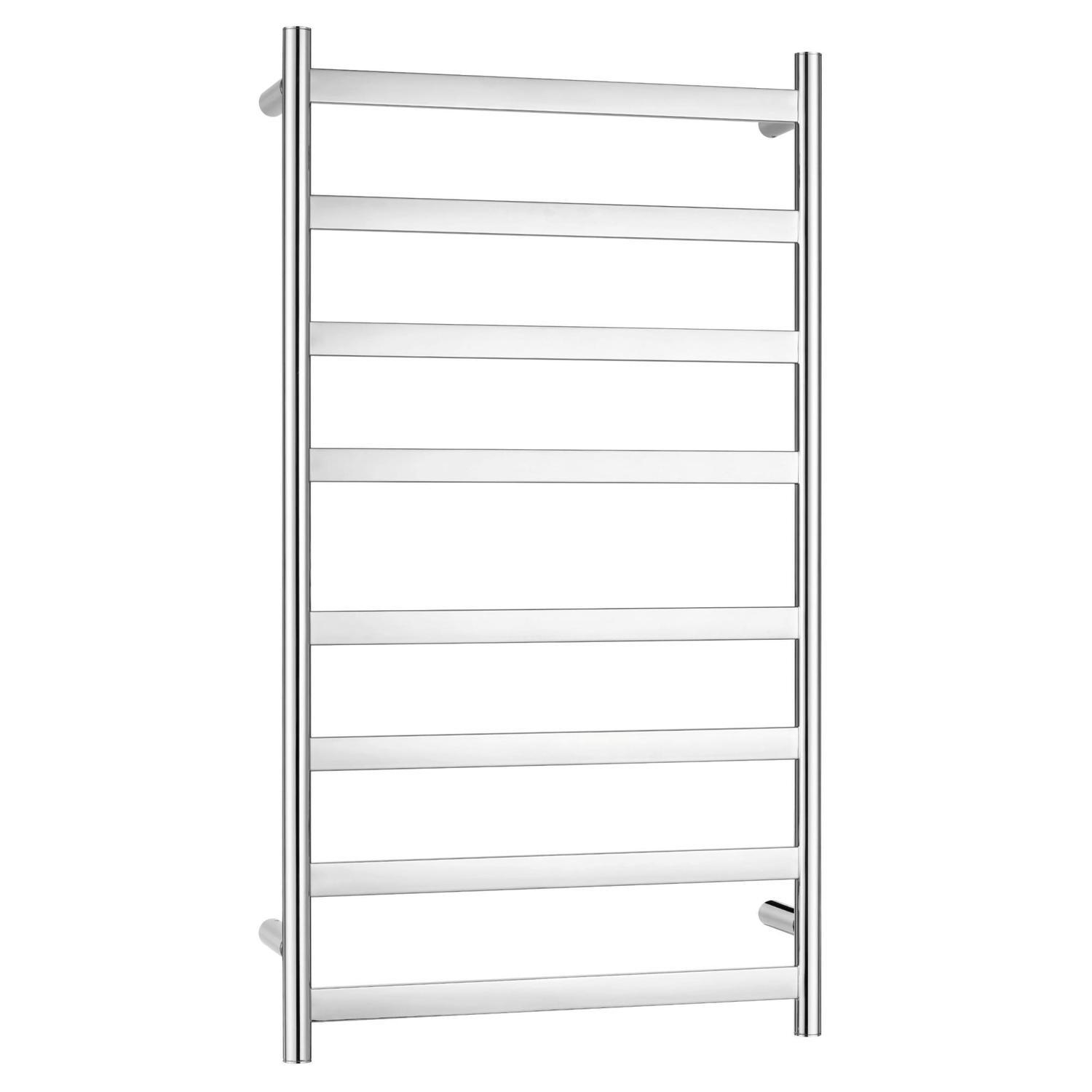 8 Bar Heated Towel Rail Chrome | Heated Towel Rails