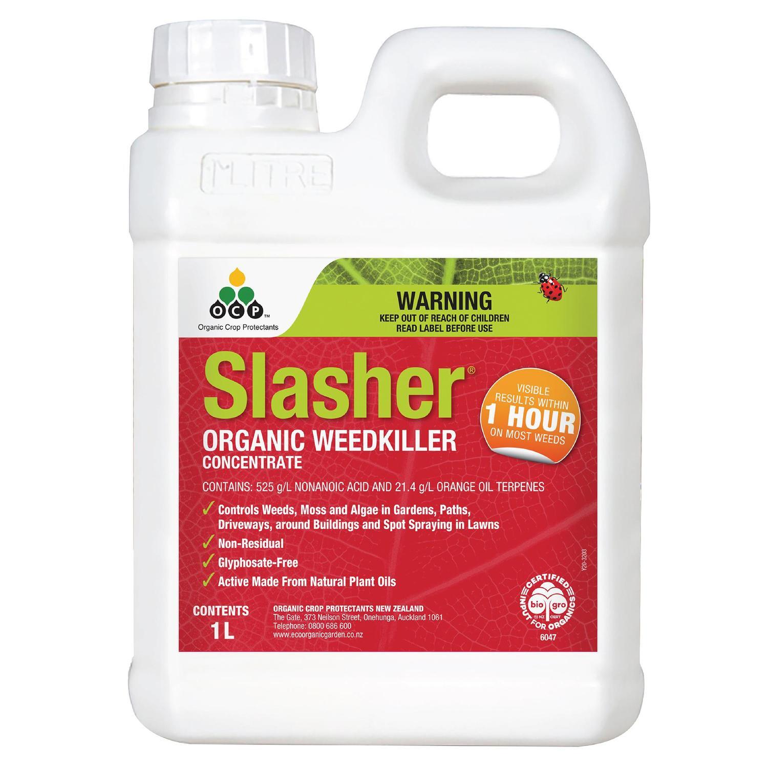 OCP | Slasher Organic Weedkiller Slasher concentrate 1 litre | Mitre10