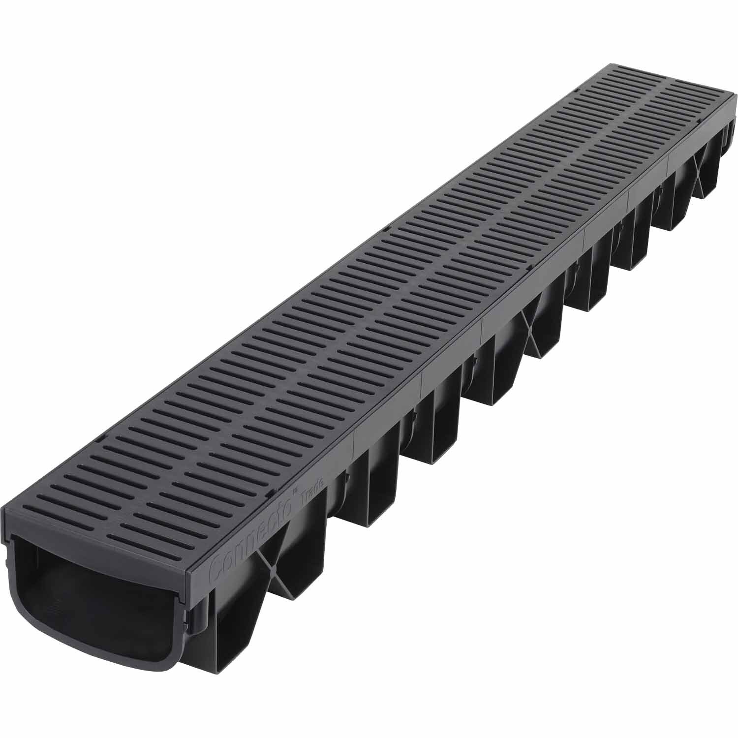 CONNECTO TRADE | Channel & Pedestrian Grate 1000 x 129 x 80mm Black ...