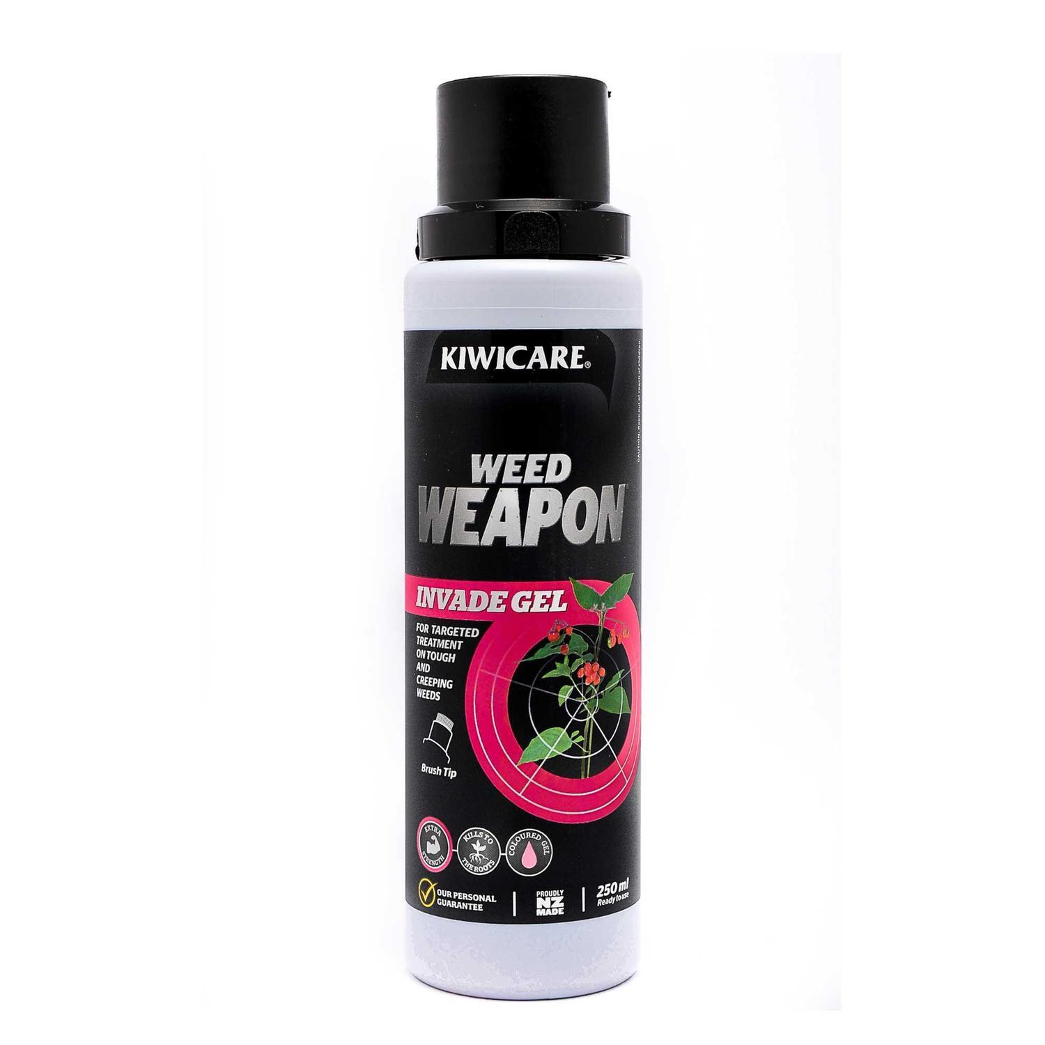 Kiwicare | Weed Weapon Invade Weedkiller Gel 250ml Red | Mitre10