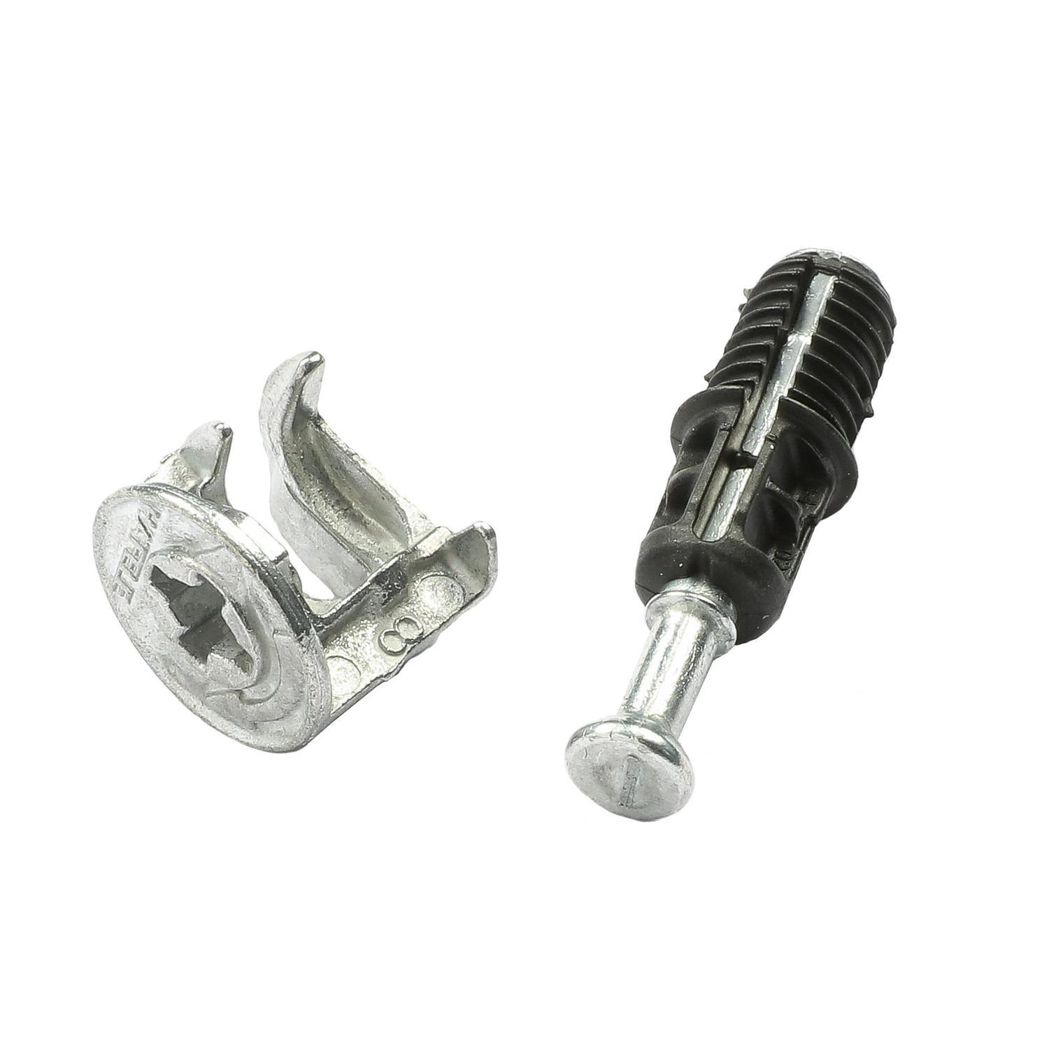 Hafele | Flat Pack Furniture Connector Zinc Plated | Mitre10