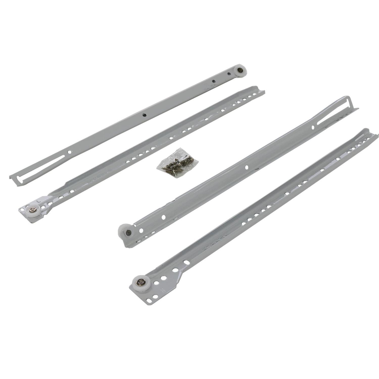 Hafele | Drawer Runner 400mm White | Mitre10