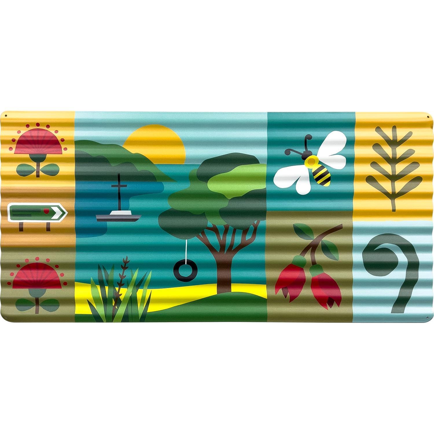 Greg Straight | Corrugate Lake Sheep Wall Art | Mitre10