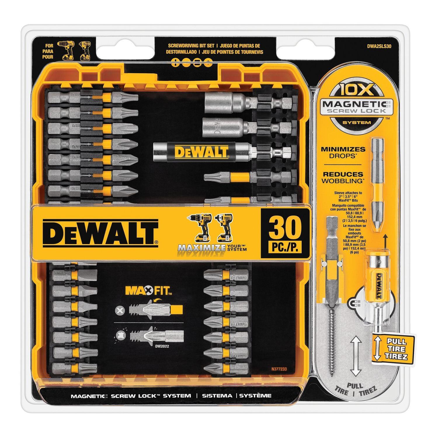 DeWALT | MAXFIT Screw Lock Set With Sleeve | Mitre10