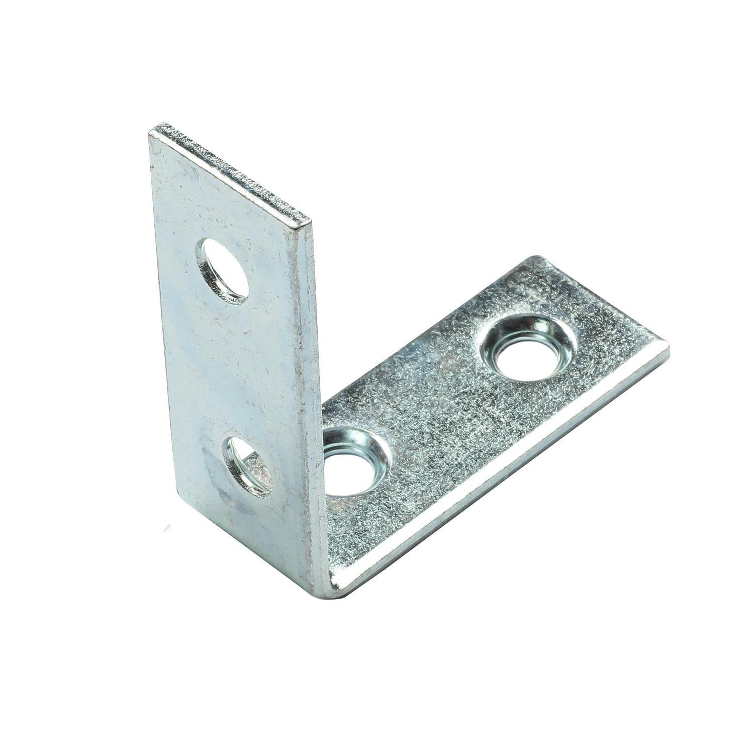 Hafele | Angle Bracket H: 40mm, W: 15mm, D: 40mm Blue Galvanised | Mitre10