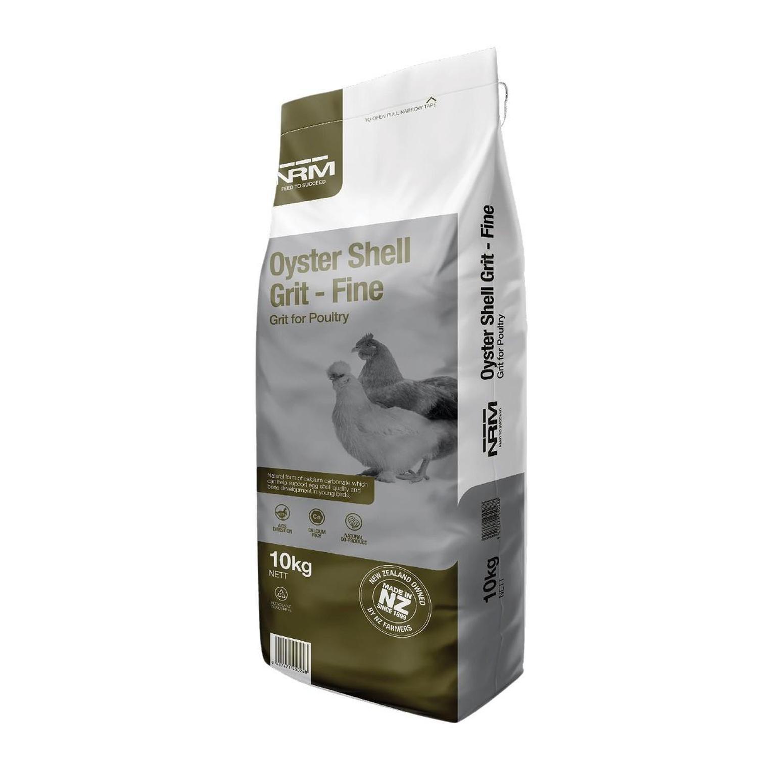 Oyster Shell Grit Poultry and Bird Feed Fine 10kg | Livestock Supplies