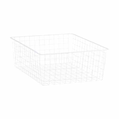 Elfa | Wire Drawer 45 L : 427mm, D: 527mm, H: 185mm White | Mitre10