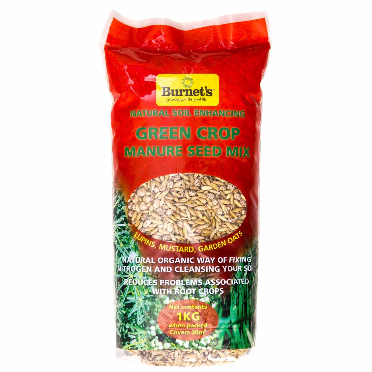 Burnet's | Green Mixed Crop 1kg | Mitre10