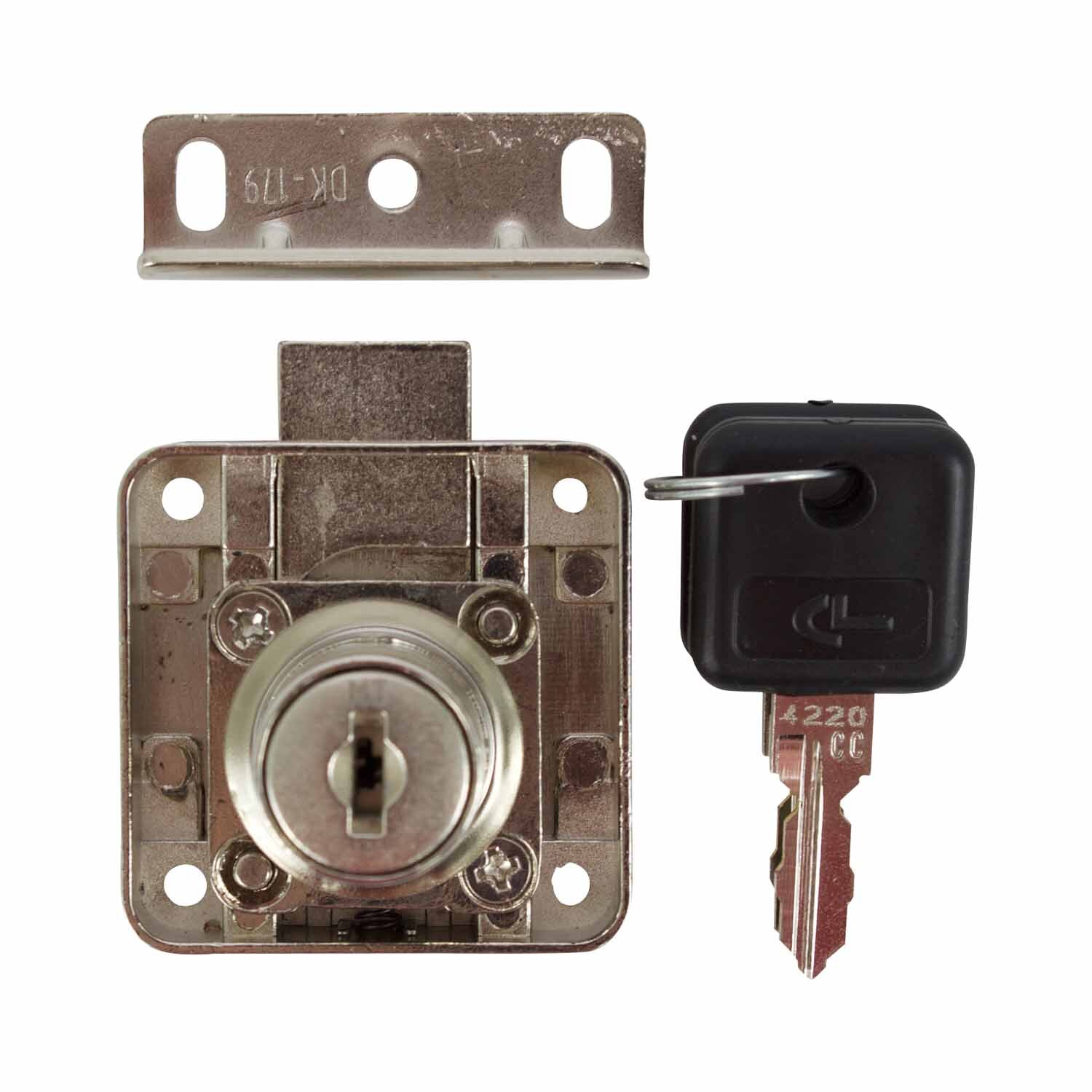 Carbine | Cupboard Or Drawer Lock - Slam Latch 40mm x 40mm Chrome | Mitre10