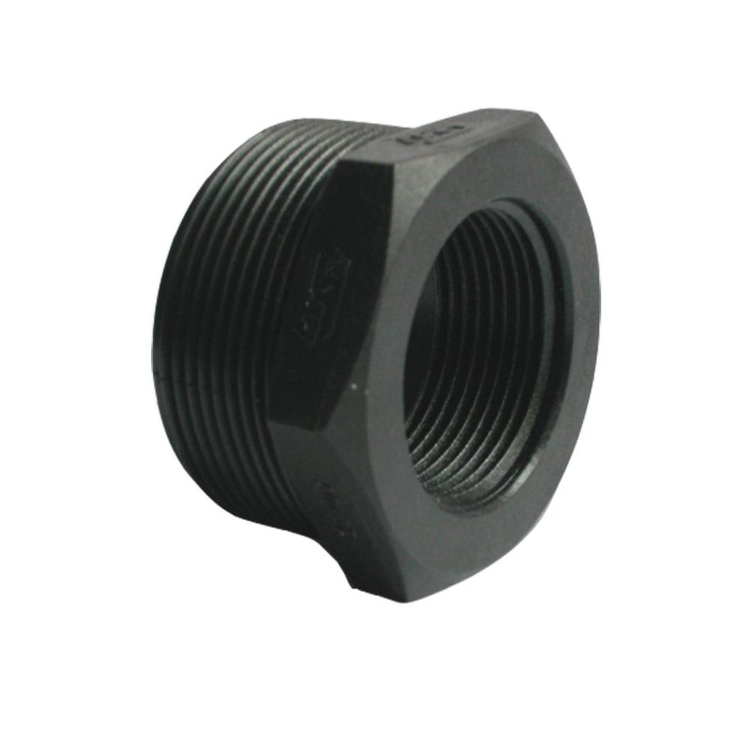 Anka | Threaded Reducing Bush 20 x 15mm Black | Mitre10