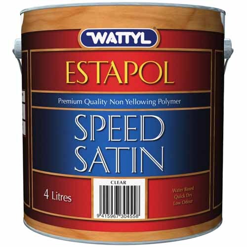 Wattyl | Estapol Speed Satin Polyurethane 4L Clear | Mitre10
