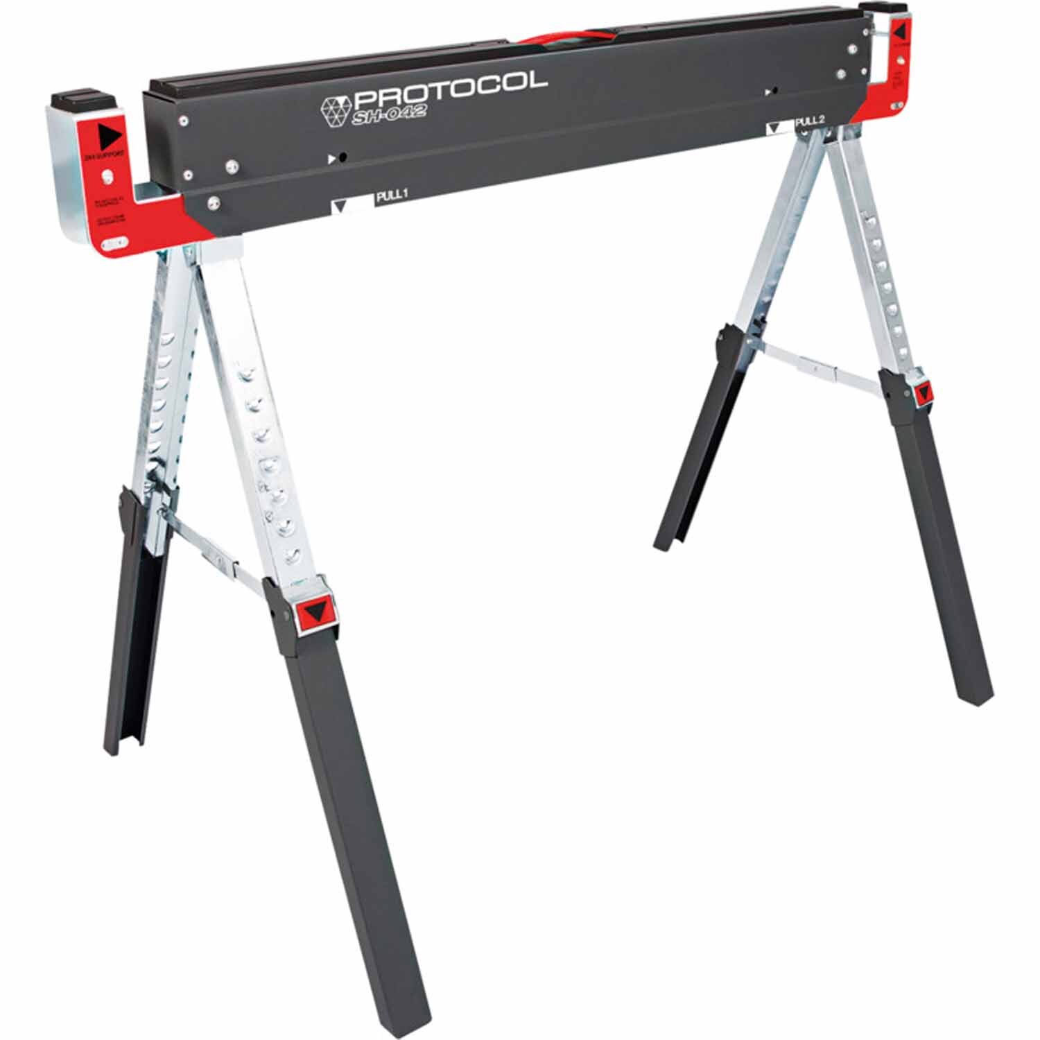 Steelman | Sawhorse Work Table H: 82.50cm x W: 46.99cm x L: 107.01cm ...