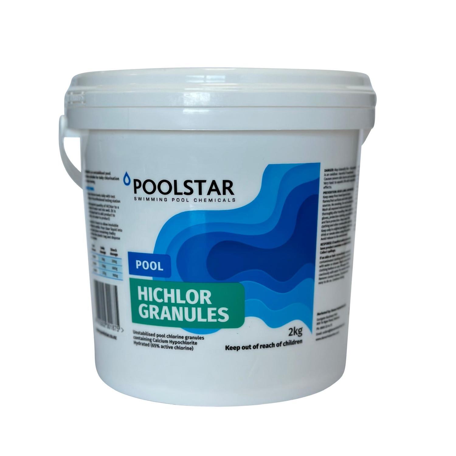 Poolstar | Hichlor Unstabilised Pool Chlorine Granules 2kg | Mitre10
