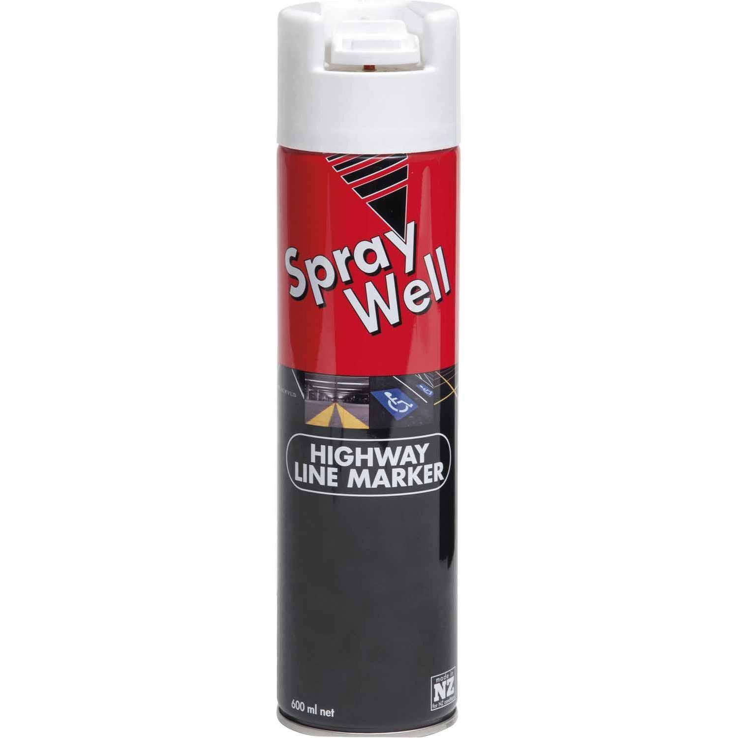 Spray Well | Spray Paint 600 ml White | Mitre10