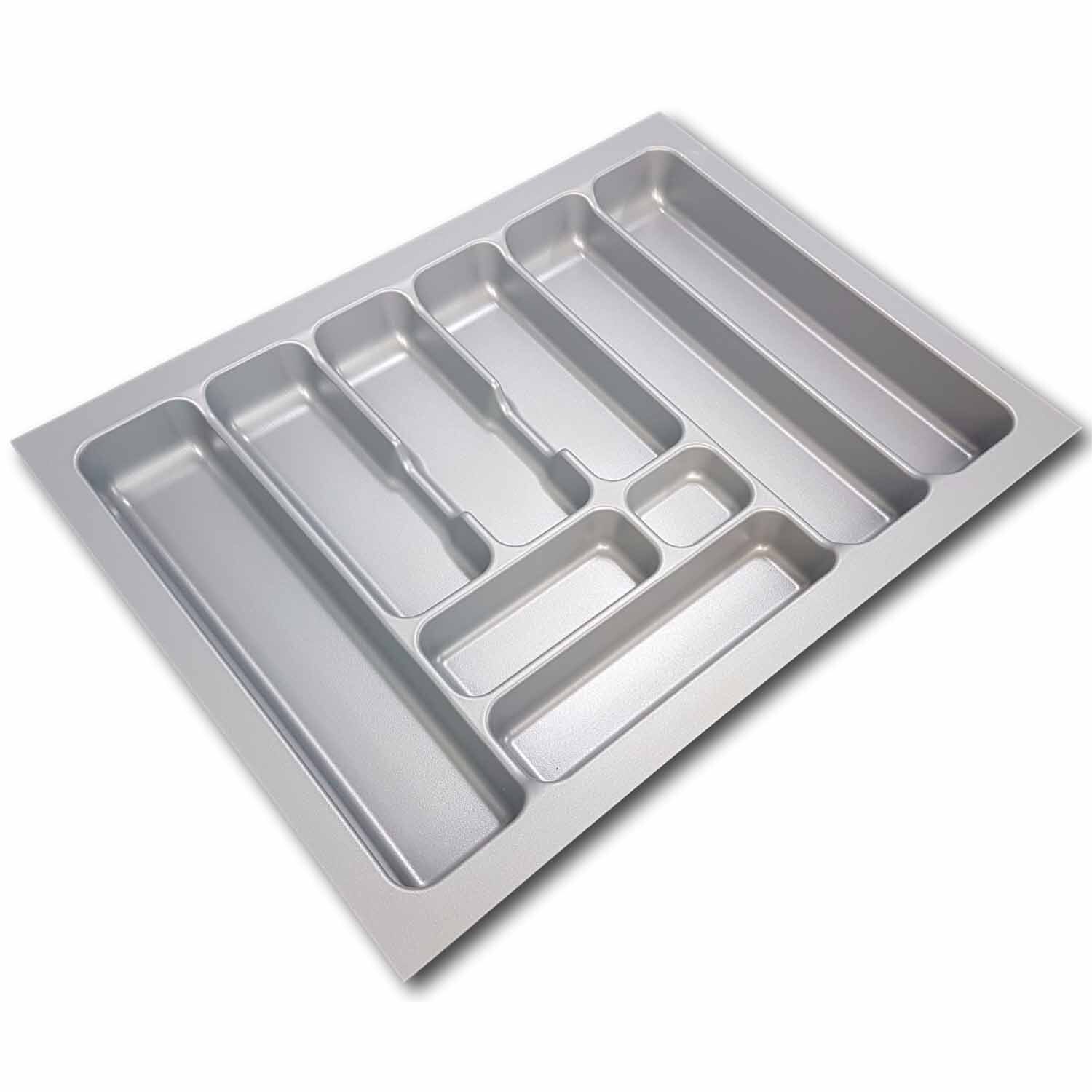 Hafele Home | Cutlery Insert H: 50mm, W: 640mm, D: 490mm Silver | Mitre10