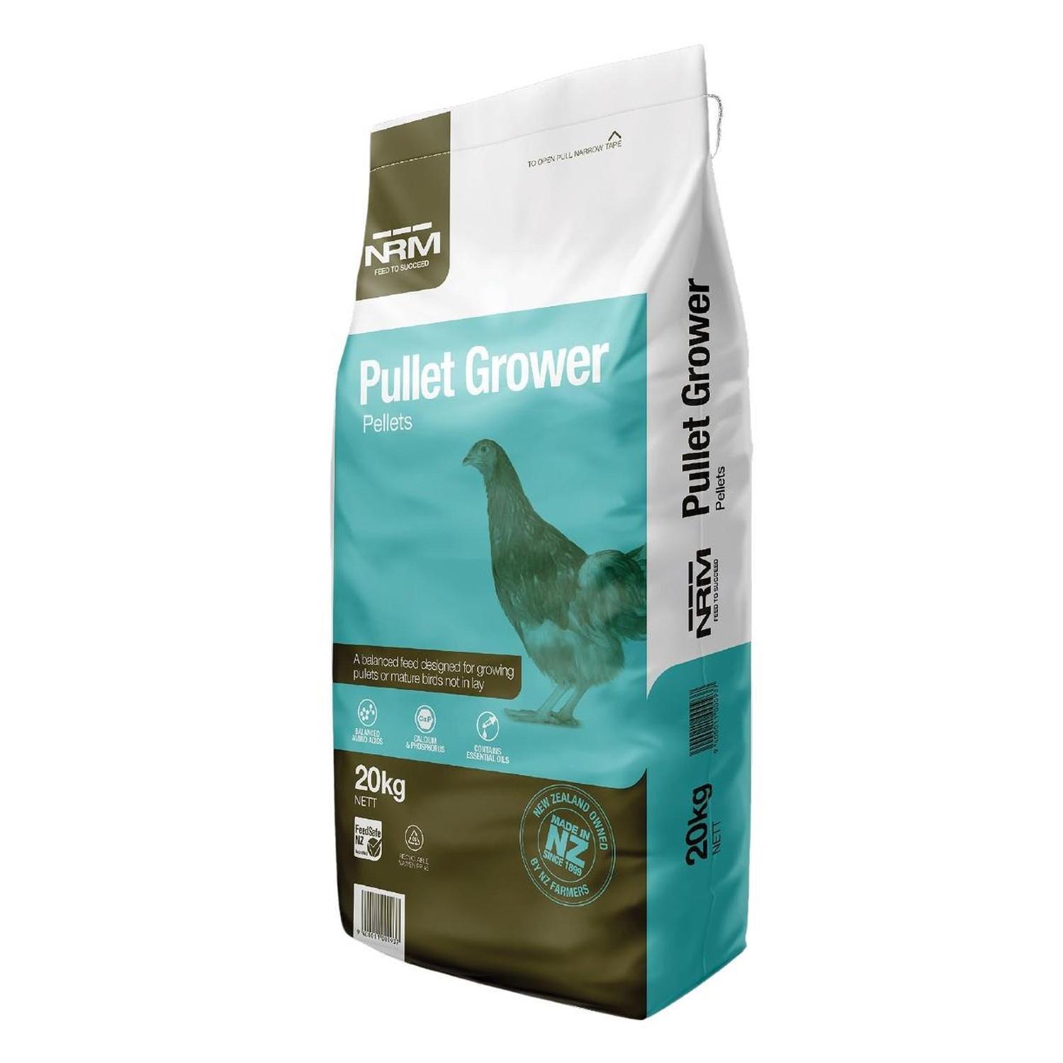 NRM | Pullet Grower Poultry and Bird Feed Pellets 20kg | Mitre10