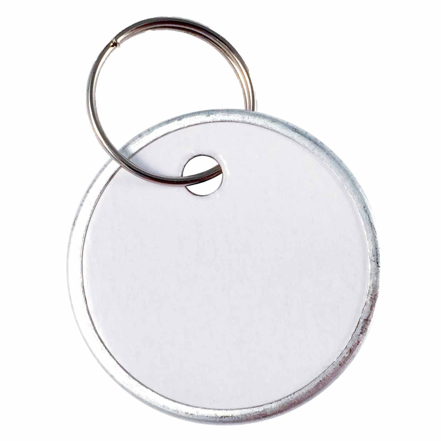HY-KO | Paper ID Tag with Split Ring white | Mitre10