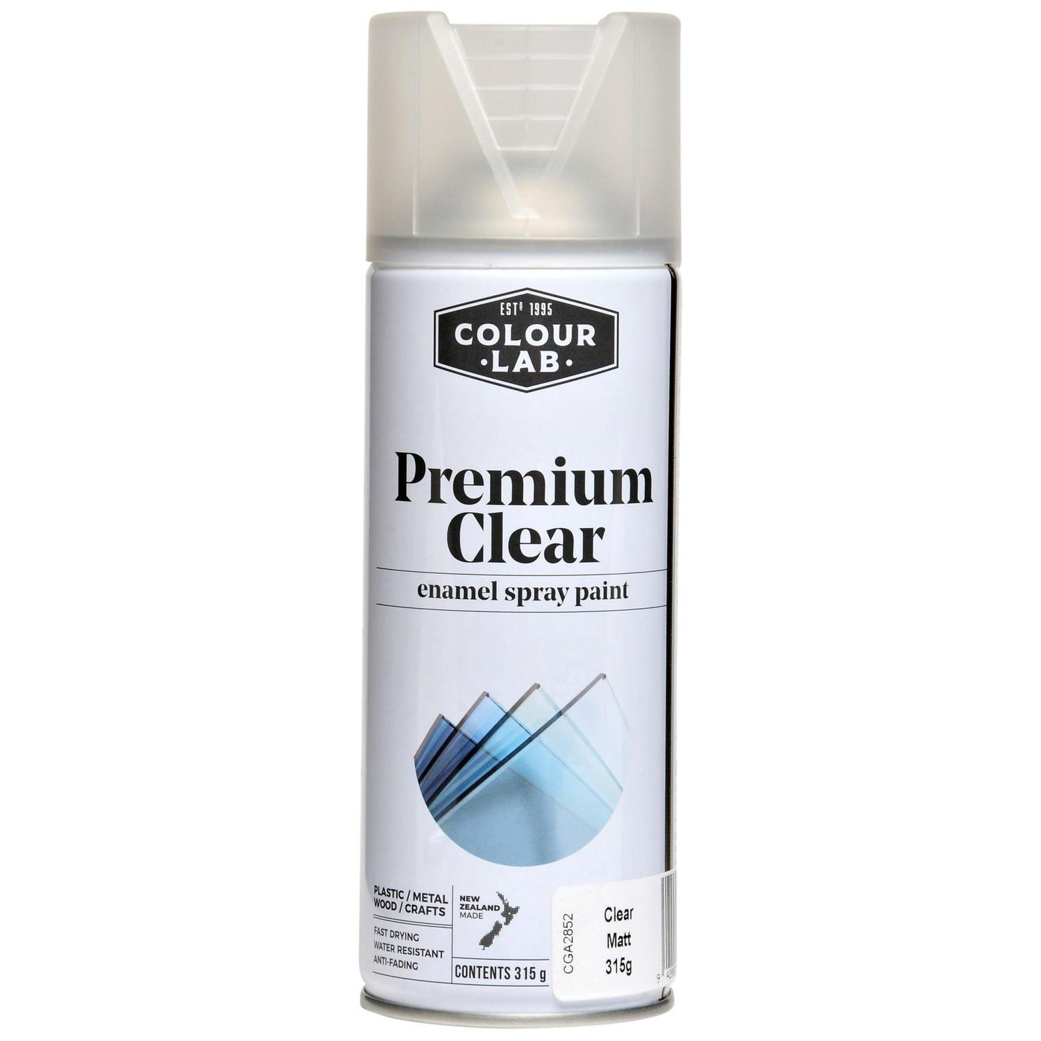 Colour Lab | Premium Spray Paint 315g Clear Matt | Mitre10