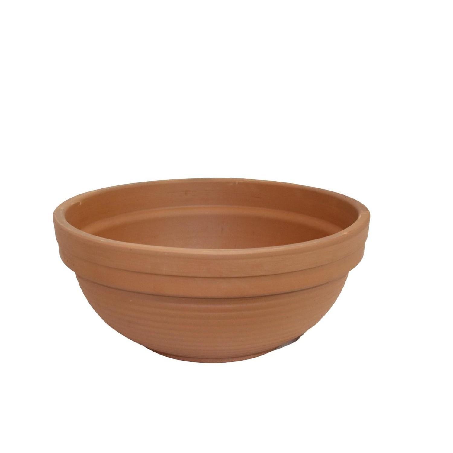 Deroma | Terracotta Italian Ribbed Bowl 46cm Terracotta | Mitre10