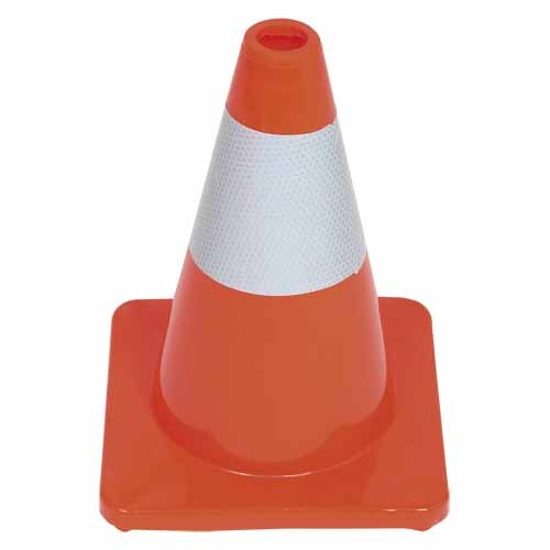 Mr Safety | Safety Cone H:300mm, W:220mm, L:220mm Orange | Mitre10