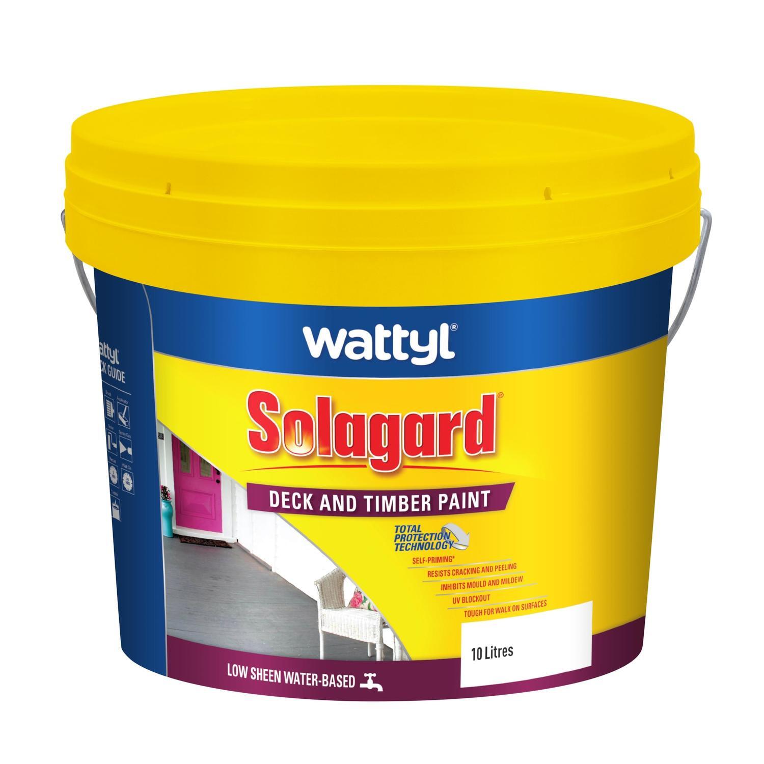 Wattyl | Solagard Deck & Timber Paint 10L Ebony | Mitre10
