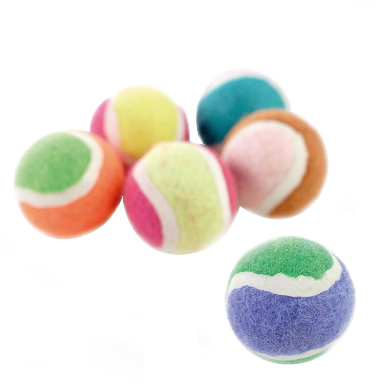 Tennis Ball Mini 6 Pack Multi | Mitre10