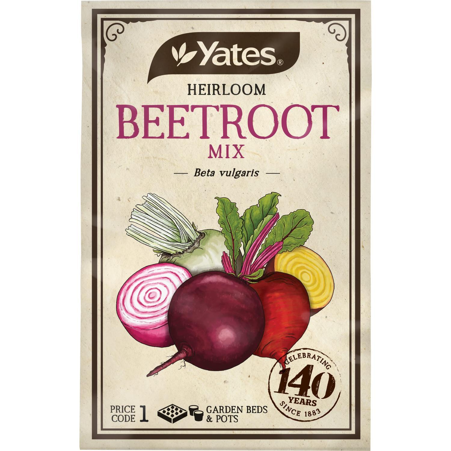 Yates | Heirloom Seeds Beetroot Mix | Mitre10