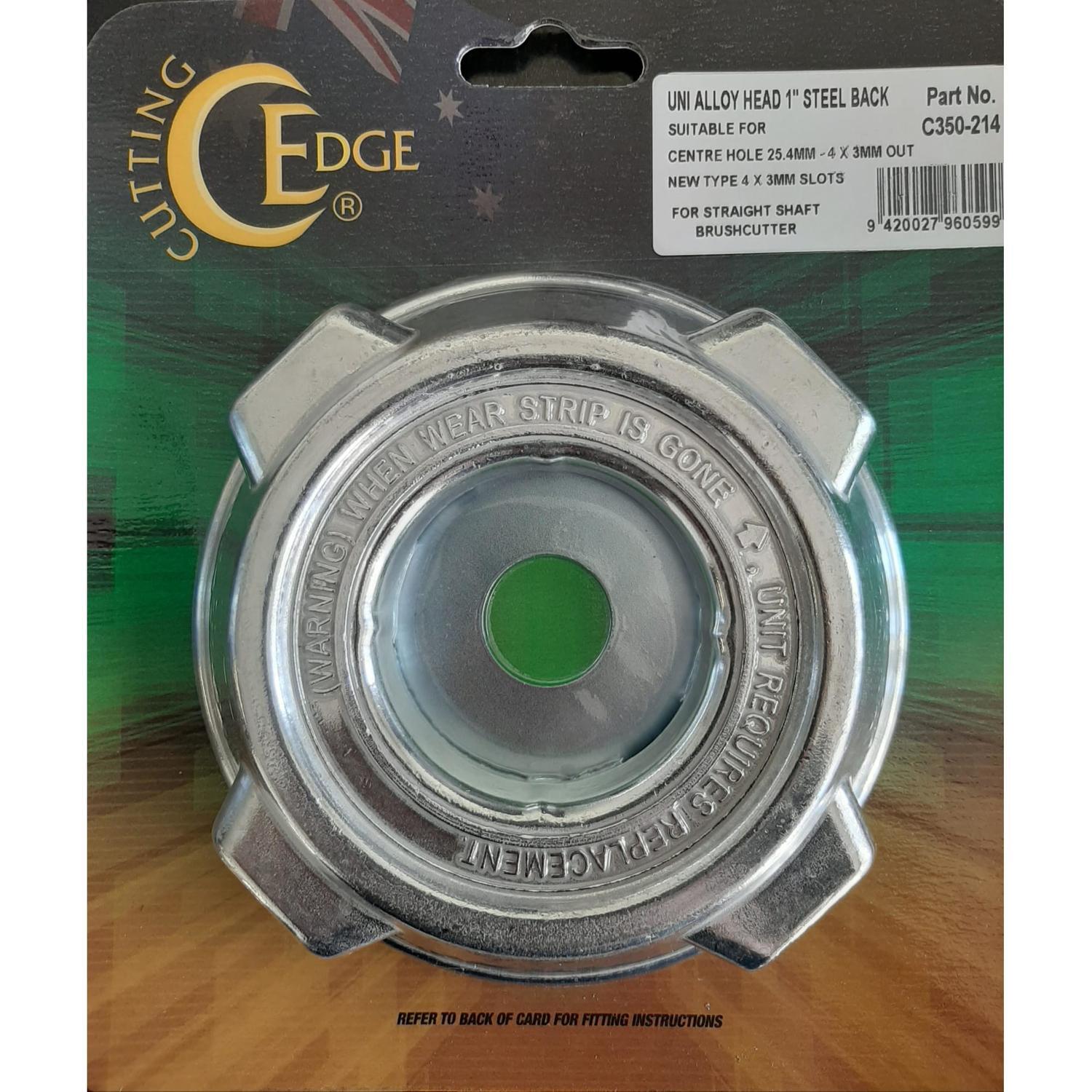 Cutting Edge | Aluminium Head OD: 138mm ID: 25mm Silver | Mitre10