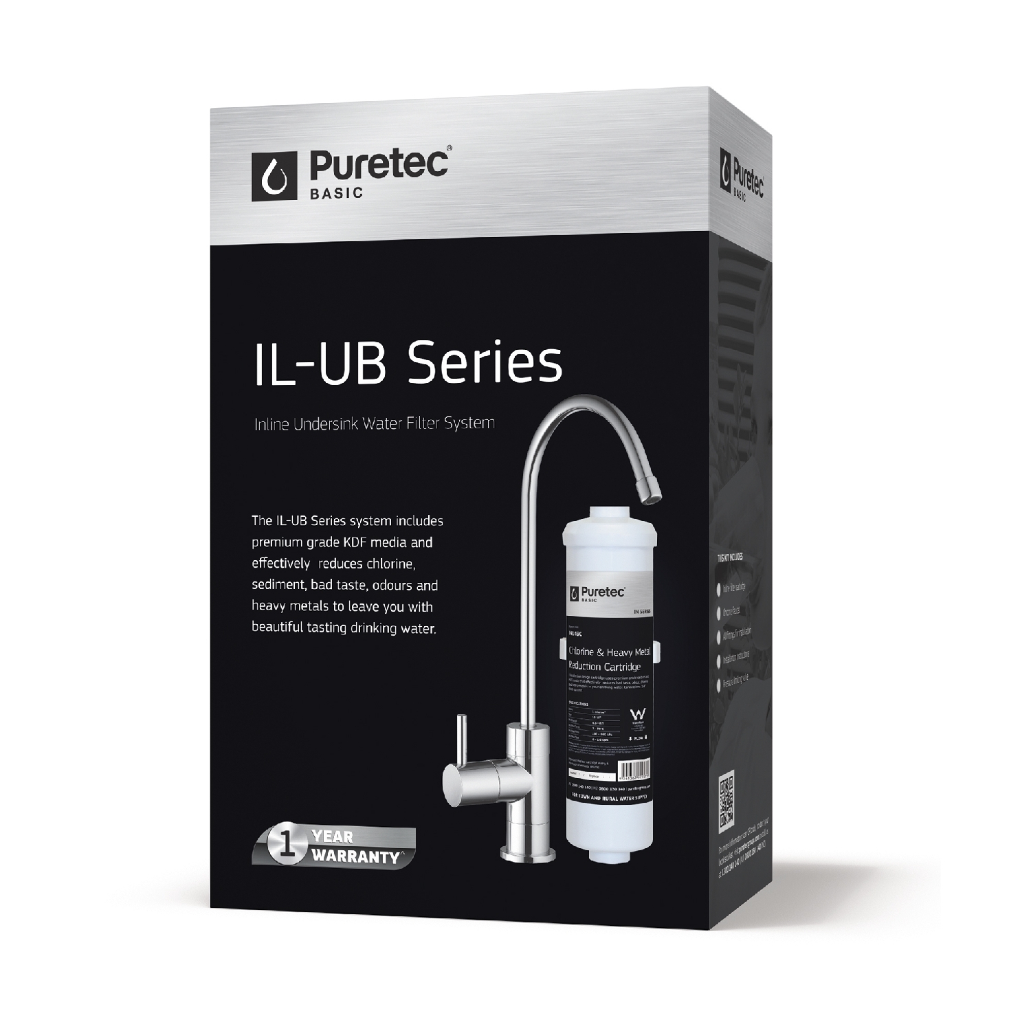 Puretec | Filter System With Dedicated Filter Faucet 65 x 270mm 65 x ...