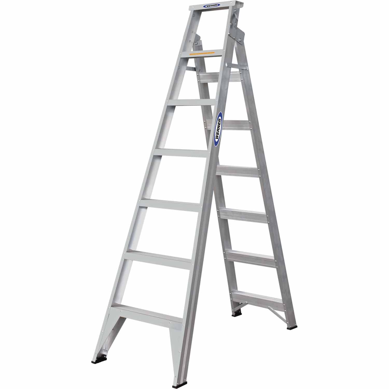 Dual Purpose Ladder 7/12 Step Aluminium | Dual Purpose & Double Sided ...