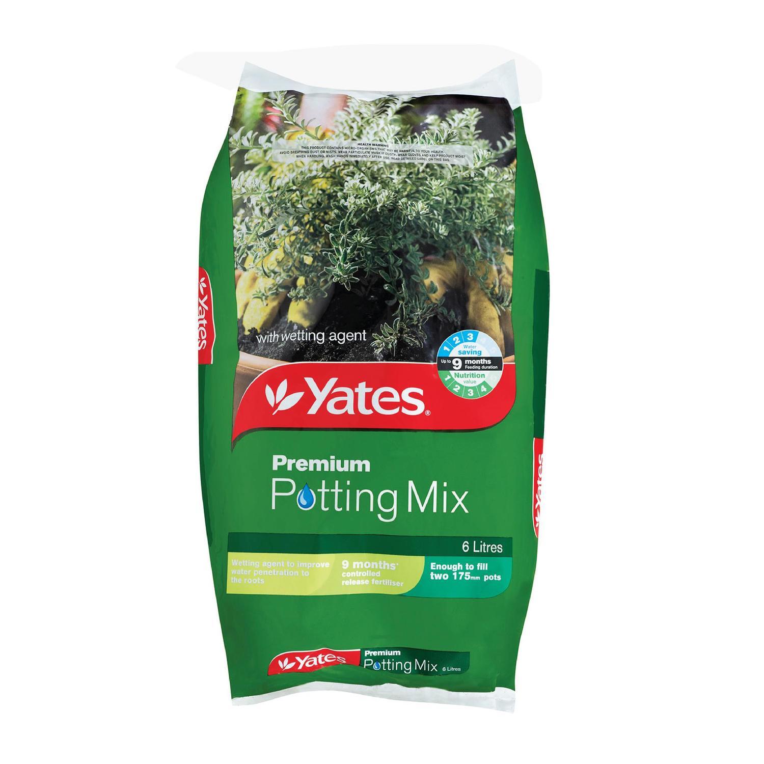 Yates | Premium Potting Mix Premium 6 litre | Mitre10
