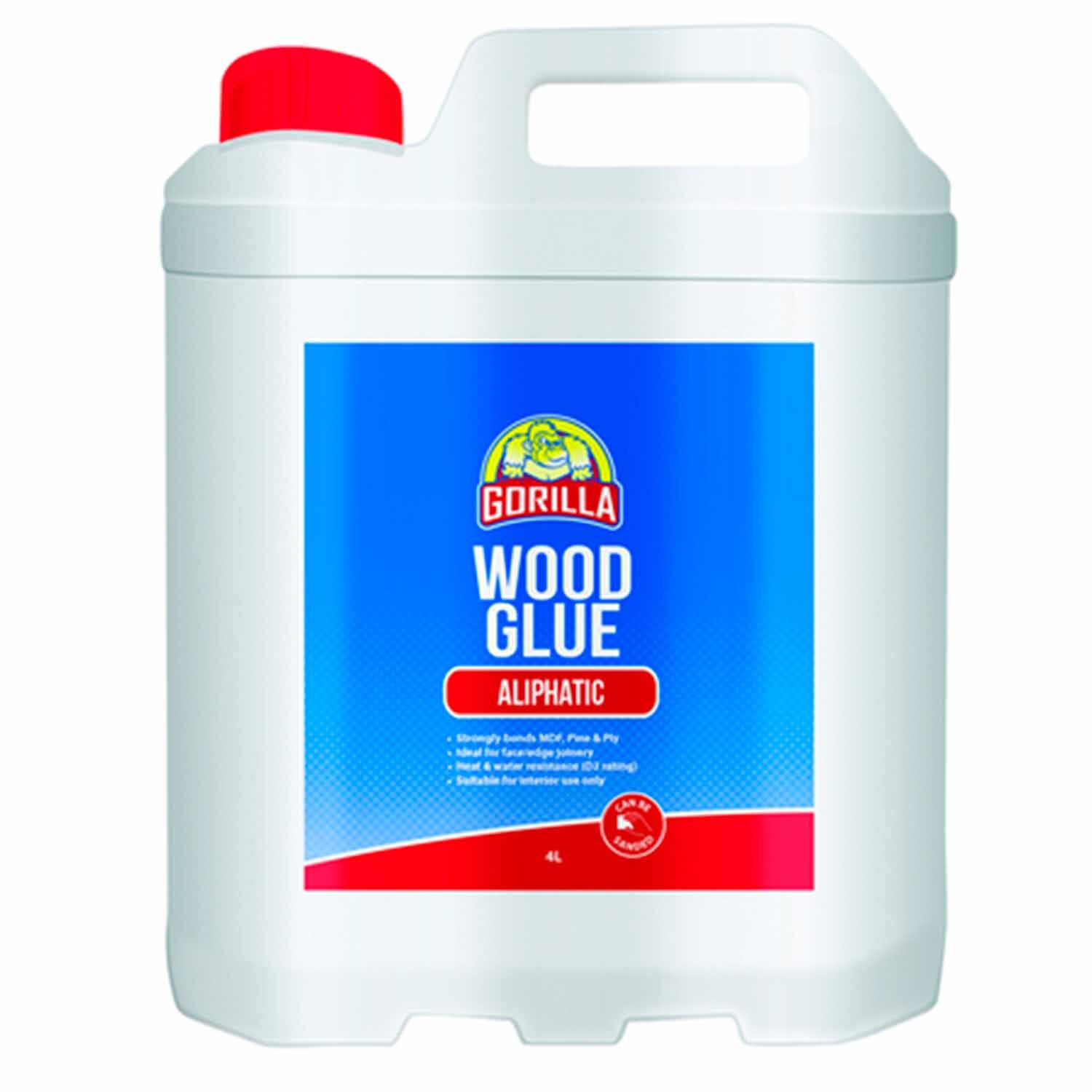 Gorilla | PVA Wood Glue 4 litre Pale Cream | Mitre10