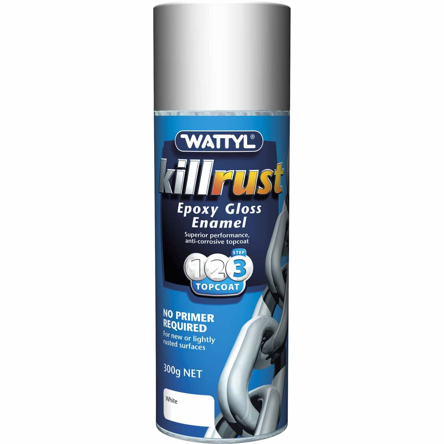 Wattyl | Killrust Epoxy Enamel Gloss 300g White | Mitre10