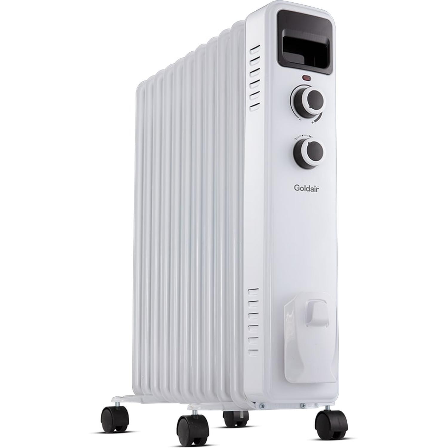 Goldair | 11 Fin Oil Column Heater 2.4kW White | Mitre10